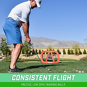 GoSports All Purpose Golf Balls for Play or Practice - 32 Pack with Tote Bag