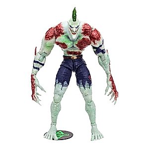 McFarlane Toys - DC Multiverse The Joker Titan, Glow in The Dark Edition Mega Figure, Gold Label, Amazon Exclusive