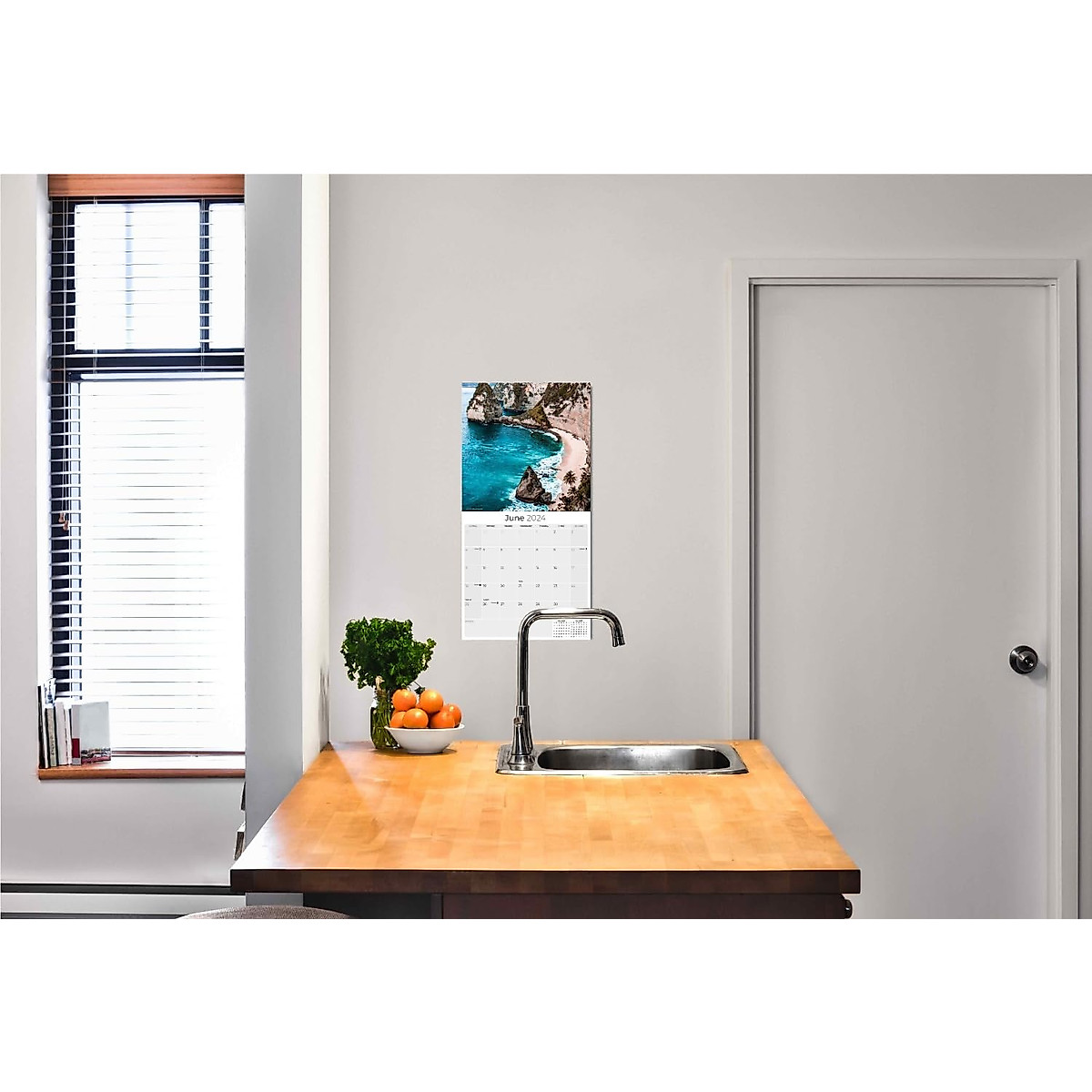 2022 2023 Tropical Beaches Calendar - Islands Monthly Wall Calendar - 12 x 24 Open - Thick No-Bleed Paper - Giftable - Academic Teacher's Planner Calendar Organizing & Planning - Made in USA