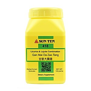 Sun Ten - Licorice & Jujube Combination Granules/Gan Mai Da Zao Tang/甘麥大棗湯