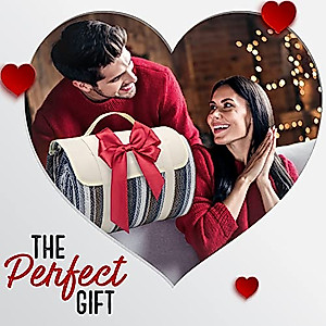 scuddles Picnic Blankets Dual Layers Picnic Blanket Outdoor Water-Resistant Handy Mat Tote Spring Summer Camping Blanket Great for The Beach