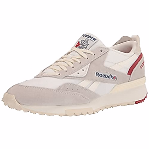 Reebok Unisex LX2200 Sneaker, White/Chalk/Flash Red, 11.5 US Men