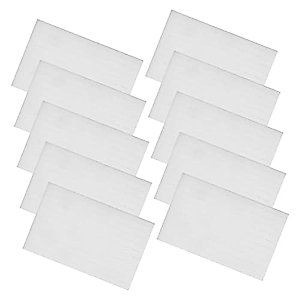 OKUMEYR 10pcs jewelry box pad showcase display for selling ear stud holder necklace foam insert drawer ring organizer earrings showcase trays earrings insert foam pad velvet sponge white