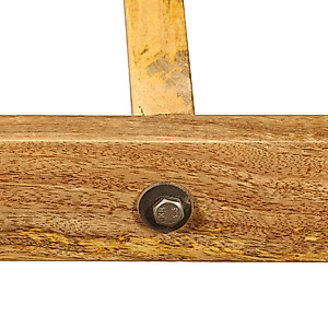 WHOPBXGAD Dining Table,Wooden Dining Table, Industrial Restaurant Counter for Living Room, Dining Room, Bistro Table,Solid Reclaimed Wood 70.9"