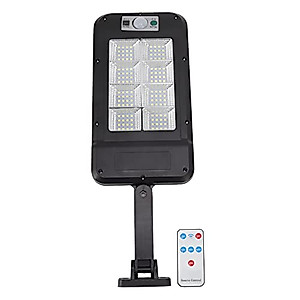 Solar Powered Street Lamp, Human Body Induction Wall Lights, Outdoor Waterproof Remote Control LED Wall Light, Sensitive Motion Detection Function for Backyard Garden Garage