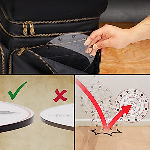 ENHANCE 30ft Spell AOE Damage Template - DND Area of Effect Marker for 1" Battle Grid Mat or Grid-Less Terrain - Upgraded Measure Tool Quickly Determines Spell Effects - Perfect for Tabletop RPG DMS