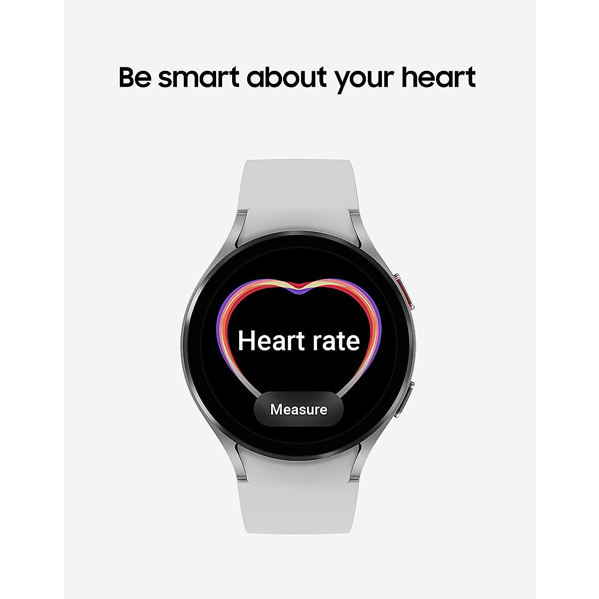 Samsung Galaxy Watch 4 40mm Smartwatch with ECG Monitor Tracker for Health Fitness Running Sleep Cycles GPS Fall Detection LTE US Version, Silver (Renewed)