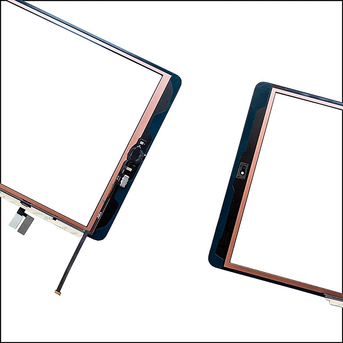 for iPad 8 2020 8th Generation Screen Replacement Digitizer 10.2" A2270 A2428 A2429 A2430 Touch Glass Assembly Includes Home Button+PreInstalled Adhesive+Toolkit,White