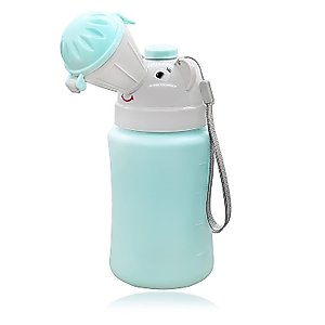 Pee Bottle for Kids - Travel Urinal Portable Potty Pee Cup for Girl Child Toddler Baby Urinal Emergency Toilet for Car Travel Road Trip Essentials Camping Potty Pee Training Leak Proof