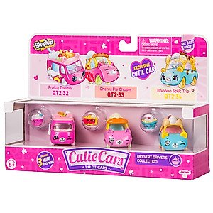 Cutie Cars Shopkins Three Pack - Dessert Drivers Collection