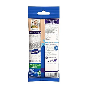 Soopa Apple & Blueberry Dental Sticks Dog Treats, 3.5oz