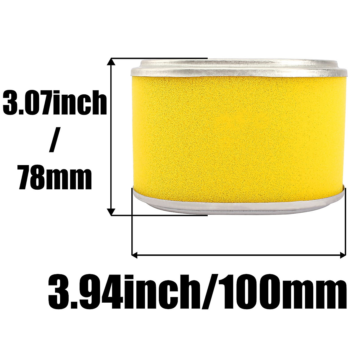 LIYYDS Filter for GX240 GX270 8HP 9HP 291105 5266721 2893899 7460967 17210-ZE2-505 17210-ZE2-515 17210-ZE2-821 17210-ZE2-822 17210-ZE2-882 100-818 Lesco 014945 Oregon 30-406 Rotary 15-1402 19-6692