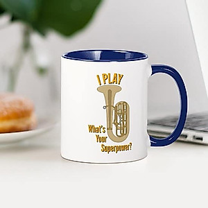CafePress I Play TUBA Ceramic Coffee Mug, Tea Cup 11 oz