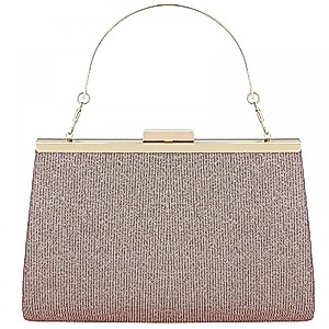 jessie Handbags for Women, Shoulder Bag Top Handle Crossbody Chain Evening Bag Fashion Purse Elegant for Party Prom Gift (3)