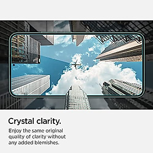 Spigen Tempered Glass Screen Protector [Glas.tR EZ Fit] designed for Galaxy S22 Plus [Case Friendly] - 2 Pack