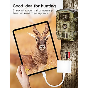 USB C SD Card Reader for iPhone 15/iPad/Mac, ChiaoPio USB C to SD CF, Type C Memory Card Adapter with Compact Flash/CF/SD/MicroSD Slots Compatible with iPad Macbook Pro/Air/Mini Mac Laptop