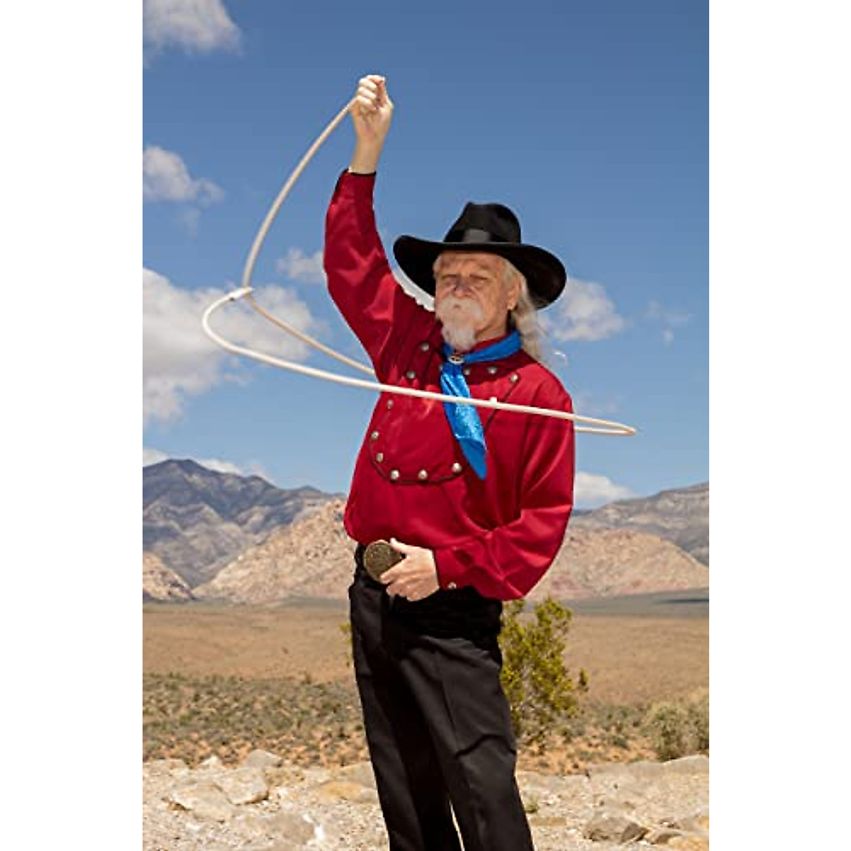 Western Stage Props Cotton Trick Rope Lasso for Kids and Adults - 13 Foot