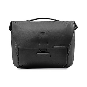 Peak Design Everyday Messenger V2 13L Black, Travel or Photo Carry with Laptop Sleeve (BEDM-13-BK-2)
