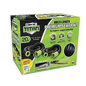 Thetford Titan 20 Foot Premium RV Sewer Hose Kit - Thetford 17902