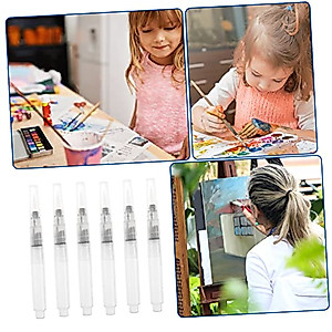 Operitacx 10pcs Bulk Pencils Travel Set Paint Brushes Set Water Color Brush Pen Sets Water Color Brush Pens Bulk Water Coloring Brush Pens Flat Pen Writing Brush Water Brush Filling Painting