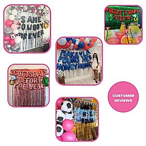 100% LIKED Mama Mia She Found Her Honey Honey Balloon Banner | Mama Mia Bachelorette Party Balloons