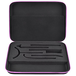 ANKHOH Case for NuDerma Skin Therapy Wand, Portable High Frequency Facial Skin Care Tools Storage Holder Box for Pure Daily Care/for Signstek/for RejuGlow/for Lift Care/for NewWay, Bag Only-Purple