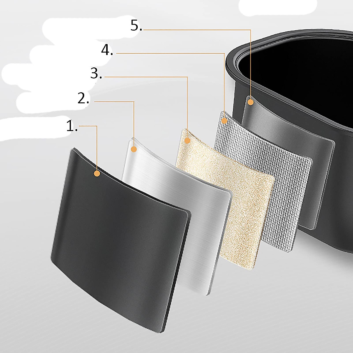 ZJYJFBY Rice Cooker 1.51.5L Home Double Inner Integrated Multi function Rice Cooker, 12H Appointment and Insulation, for