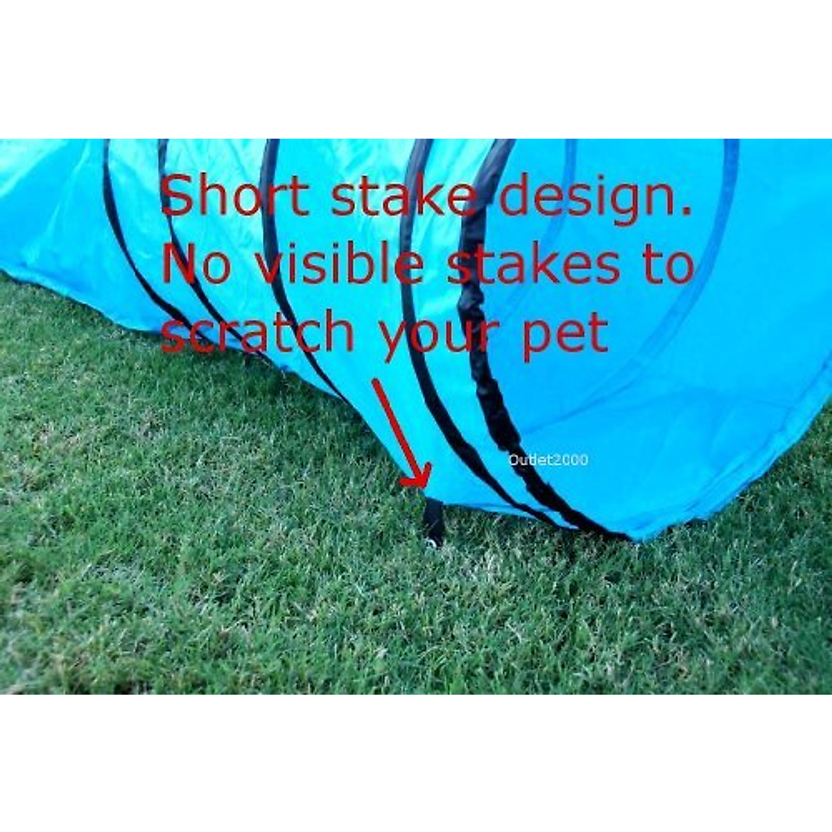 HDP 18 Ft Dog Agility Training Open Tunnel