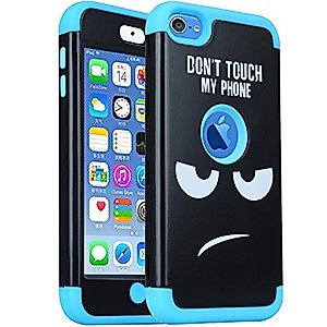 iPod Touch 7 Case, iPod Touch 6th Generation Case,SAVYOU 3 in 1 Combo Hybrid Impact Resistant Shockproof Case Cover Protective for iPod Touch 5/ 6th / 7th Generation