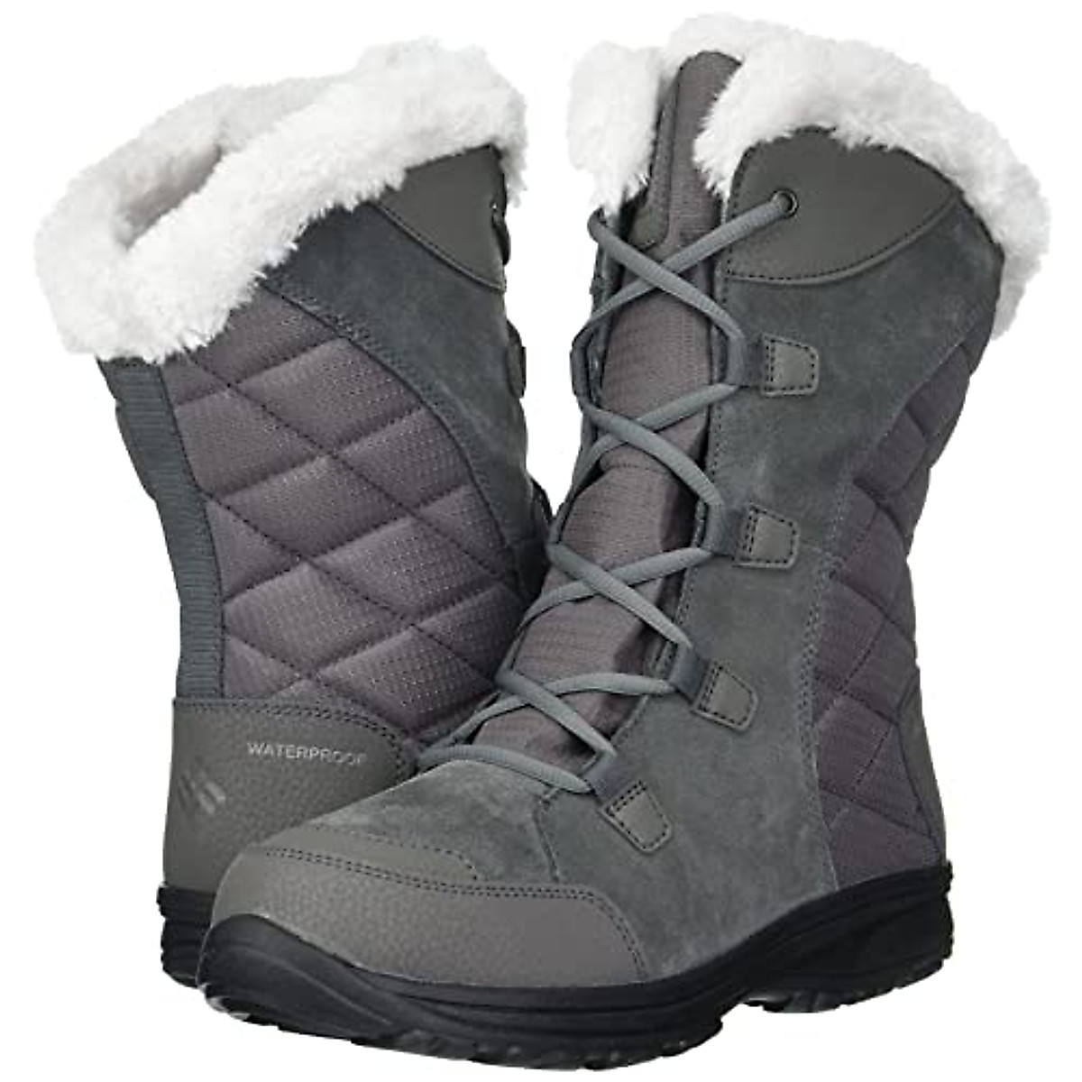 Columbia Women's Ice Maiden II, Shale/Dark Raspberry, 10