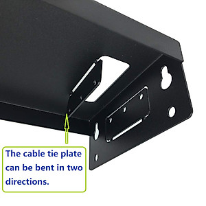 Jingchengmei Portable Electronic Device Mount, Black, Wall Mount Bracket, Compatible with PTZ Cameras, Loading Weight Capacity: 8 Pounds