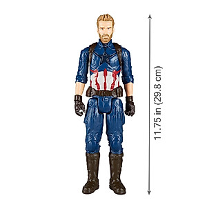 Marvel Infinity War Titan Hero Series Captain America with Titan Hero Power FX Port
