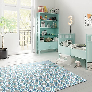 Fisher Price - Gelli Mat - Luxury Foam Baby Play Mat - Extra Large - Double Sided Print - Water-Resistant, Non-Toxic, Hypoallergenic - Use as Playmat, Excercise Mat, Yoga Mat, Tummy Time - 85” x 51”