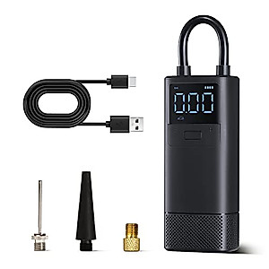 70mai Tire Inflator Portable Air Compressor TP05, 150PSI Fast Inflation & Cordless, Powerful Air Tire Pump with LED Light for Car Tires, Bicycles, Motorcycles, Balls