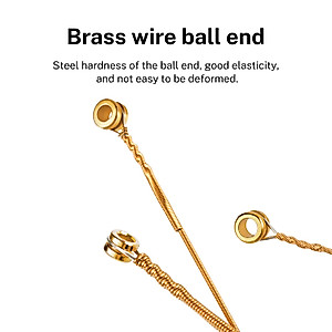 Donner Acoustic Guitar Strings - Light Acoustic Steel Strings Phosphor Bronze Coated, 6 String 1-Pack, 11-50, Warm, Bright, Balanced acoustic Tone, Anti-oxidation Coating, DAS-20L