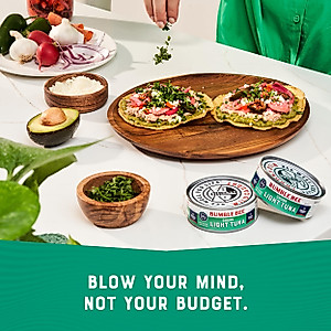 Bumble Bee Chunk Light Tuna In Water, 3 oz Cans (8 Packs of 3, 24 Cans Total) - Wild Caught Skipjack Tuna - 12g Protein Per Serving - MSC Certified Sustainable Seafood, Non-GMO, Gluten Free, Kosher