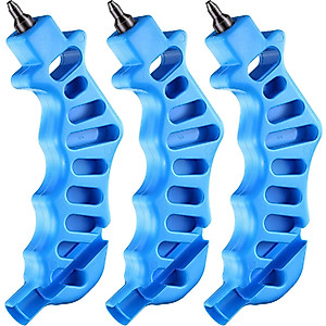 Mudder 3 Pieces 2-in-1 Drip Irrigation Hole Punch Tool Drip Tube Hole Punch Fitting Insertion Tools for 1/4 Inch Fitting Emitter Insertion Drip Sprinkler Systems