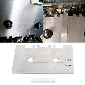 1 Set Stainless Steel Cassette Head and Guide Gauge, High Accuracy Cassette Cauge, Mechanical Alignment with Alignment Bar for DVRs, for, for TEAC, for BASF, for Nagar