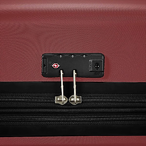 Samsonite Evolve SE Hardside Expandable Luggage with Double Spinner Wheels, Matte Burgundy, 3PC Set (CO/M/L)