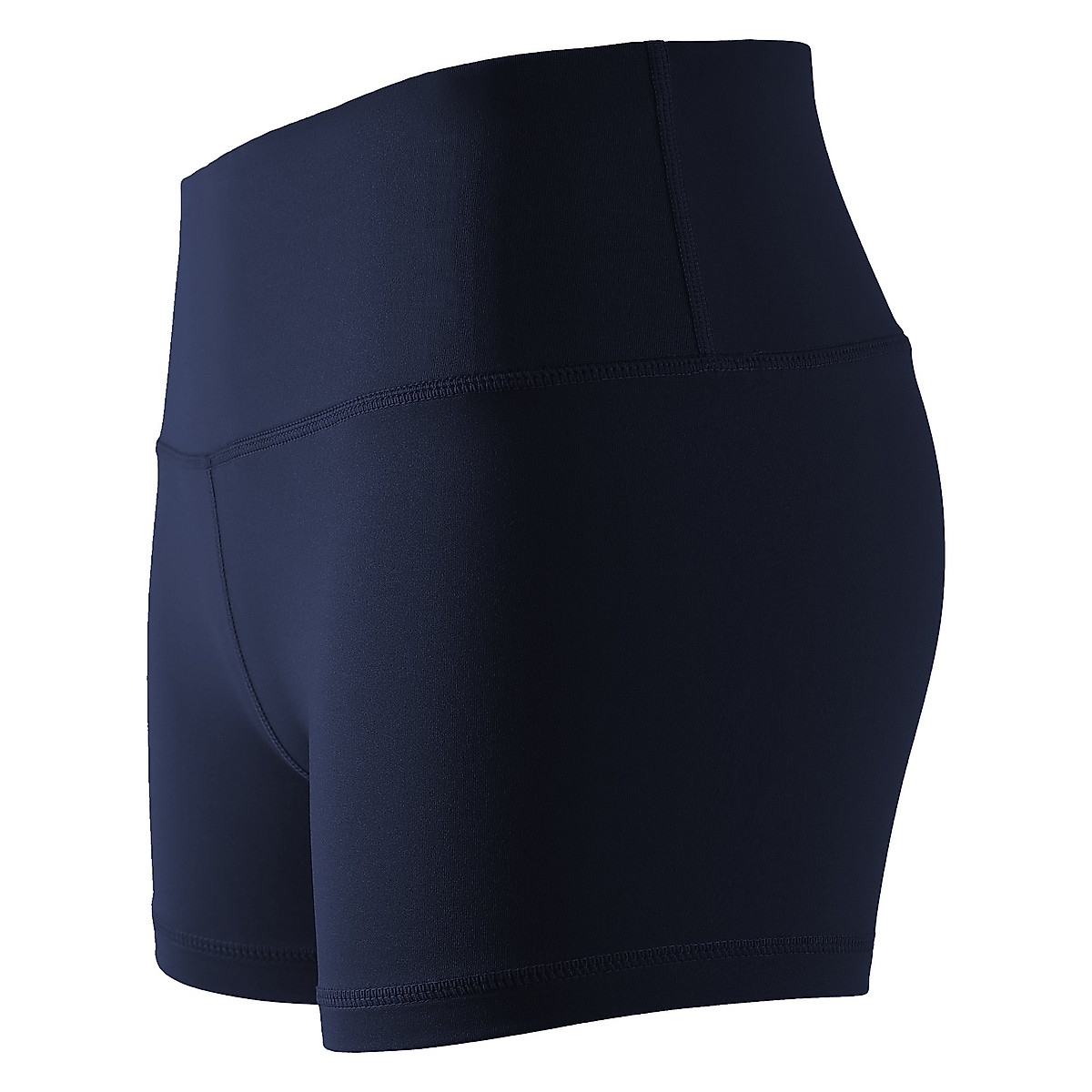 CADMUS Women's High Waist Athletic Sport Workout Shorts with Pocket,3 Pack,05,Black,Grey,Navy Blue,Small