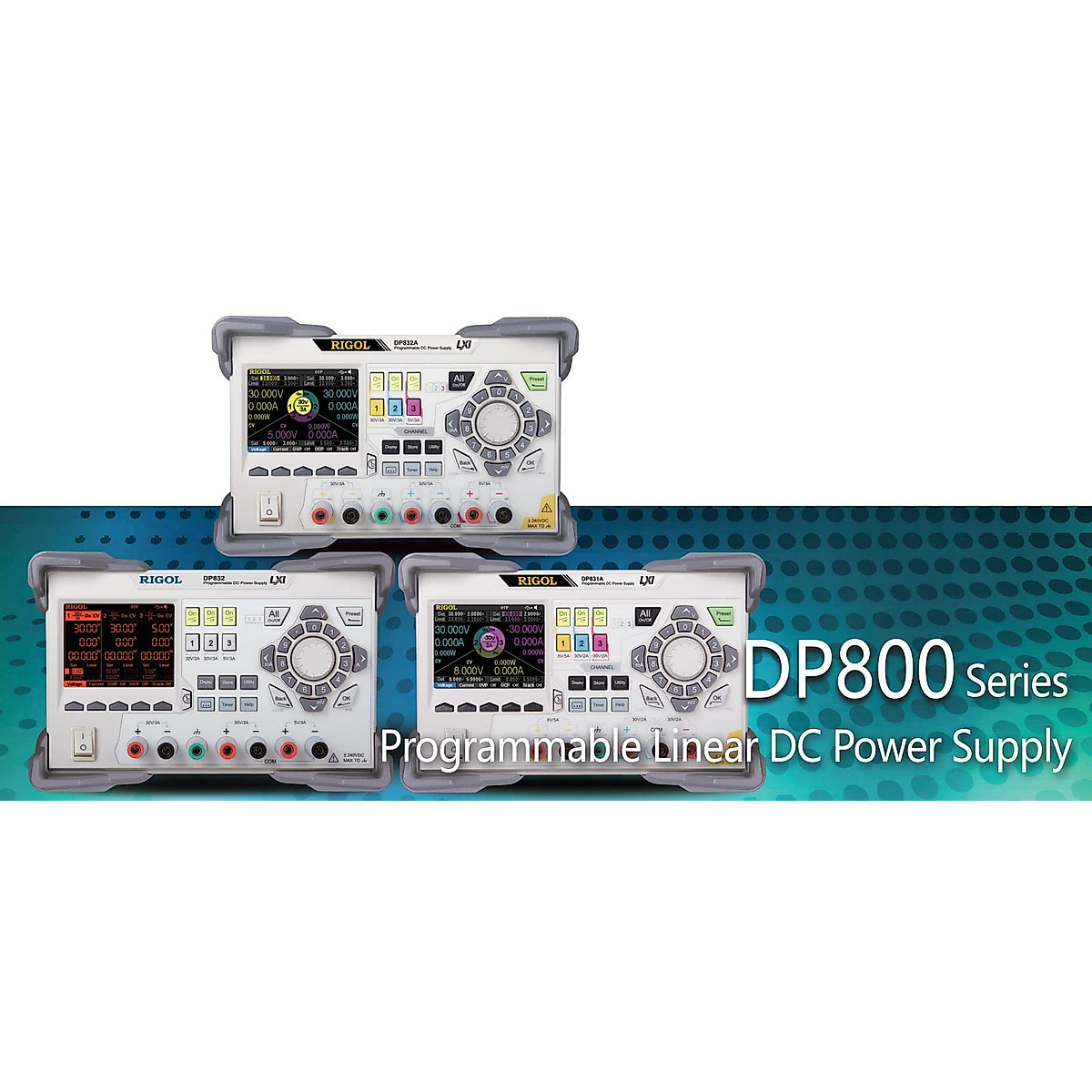 Rigol DP832 Triple Output 195 Watt Power Supply