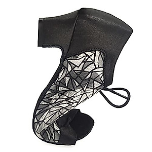 evkoodance Ladies Ballroom Latin Dancing Shoes Woman Mordern ChaCha Samba Tango Salsa Rumba Dance Shoes Customized Heels 4.5CM Black