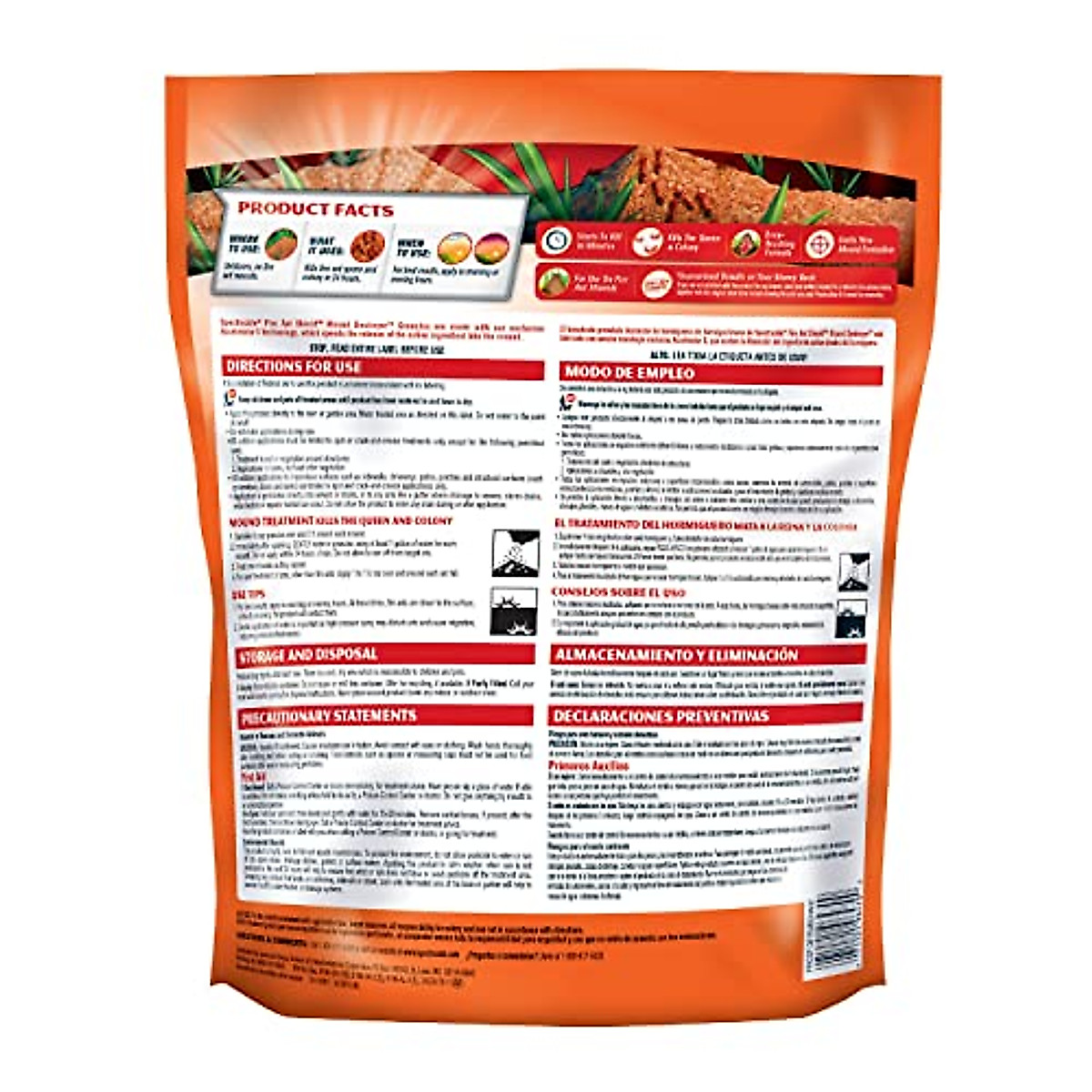 Spectracide Fire Ant Shield Mound Destroyer Granules, 3.5-Pound