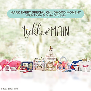 Tickle & Main Noahs Ark Toy Gift Set, 5-Piece Set Includes Book, Hooded Towel, & 3 Squirt Toys for Toddlers & Kids