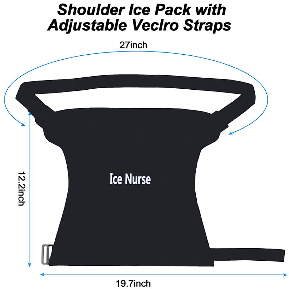 Shoulder Ice Pack Rotator Cuff Cold Therapy, Ice Pack for Shoulder Surgery Pain Relief, Sports Injuries, Swelling, Joint Pain, Bursitis, Tendonitis, etc