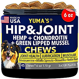 YUMA'S Hemp Calming Chews for Dogs with Anxiety and Stress (135 Chews)