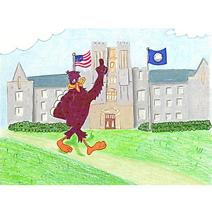 Va Tech Stationery"Thank You" Cards 12 Pack