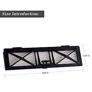 Replacement Neato Botvac D Series Ultra-Performance Filters, 12 Packs Filter Parts Fit Neato D3 D5 70e, 75, 80, D80 85,D70 Vacuum Cleaner…