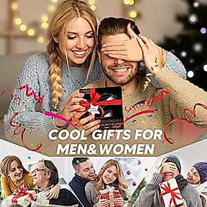 Rechargeable Flashlight Gloves Men Gifts - Led Light Glove Christmas Stocking Stuffers Birthday Fishing Gifts for Dad Women Husband Him Teens Guy Cool Gadgets Tools Stuff for Camping Running Repairing