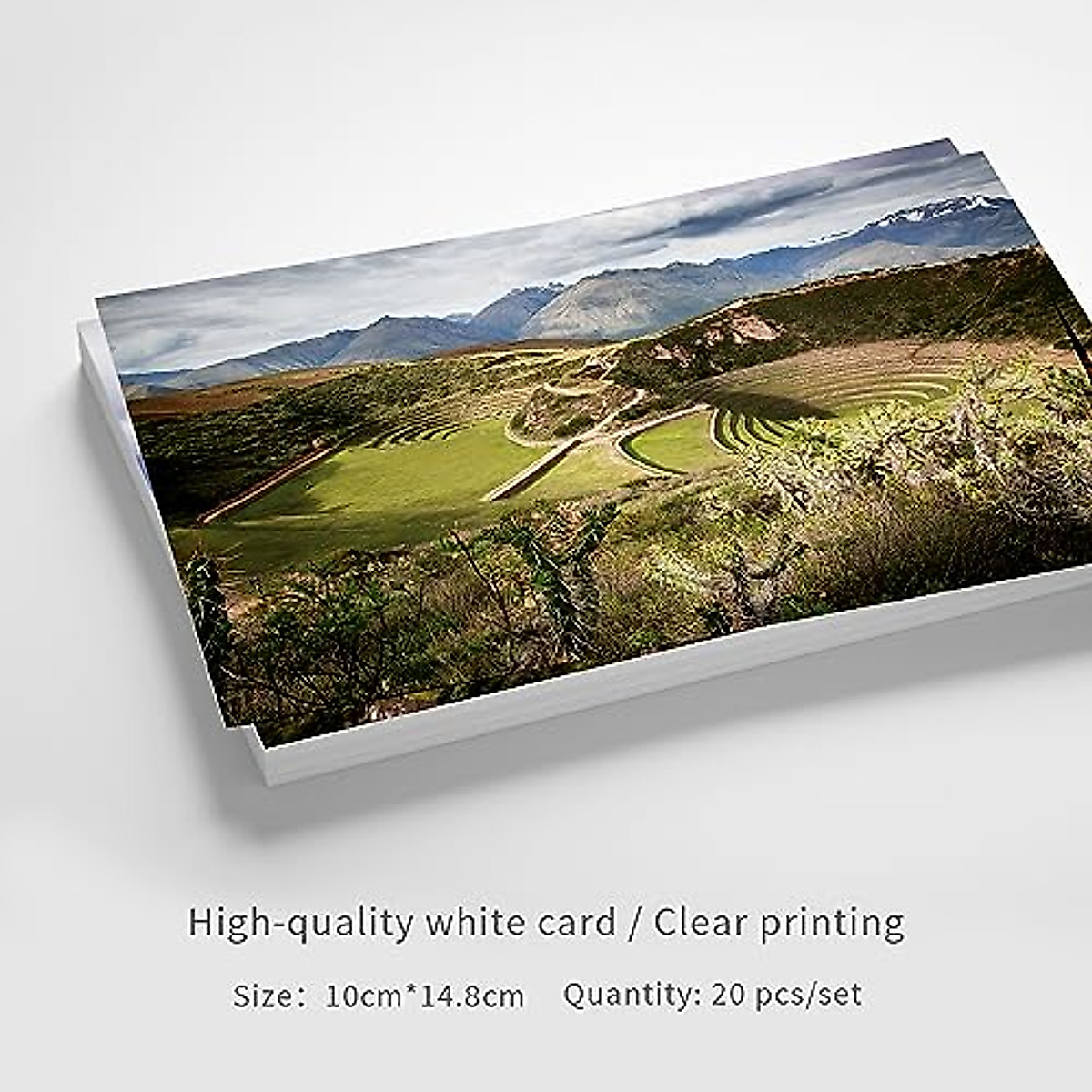 Dear Mapper Peru Natural Landscape Postcards Pack 20pc/Set Postcards From Around The World Greeting Cards for Business World Travel Postcard for Mailing Decor Gift